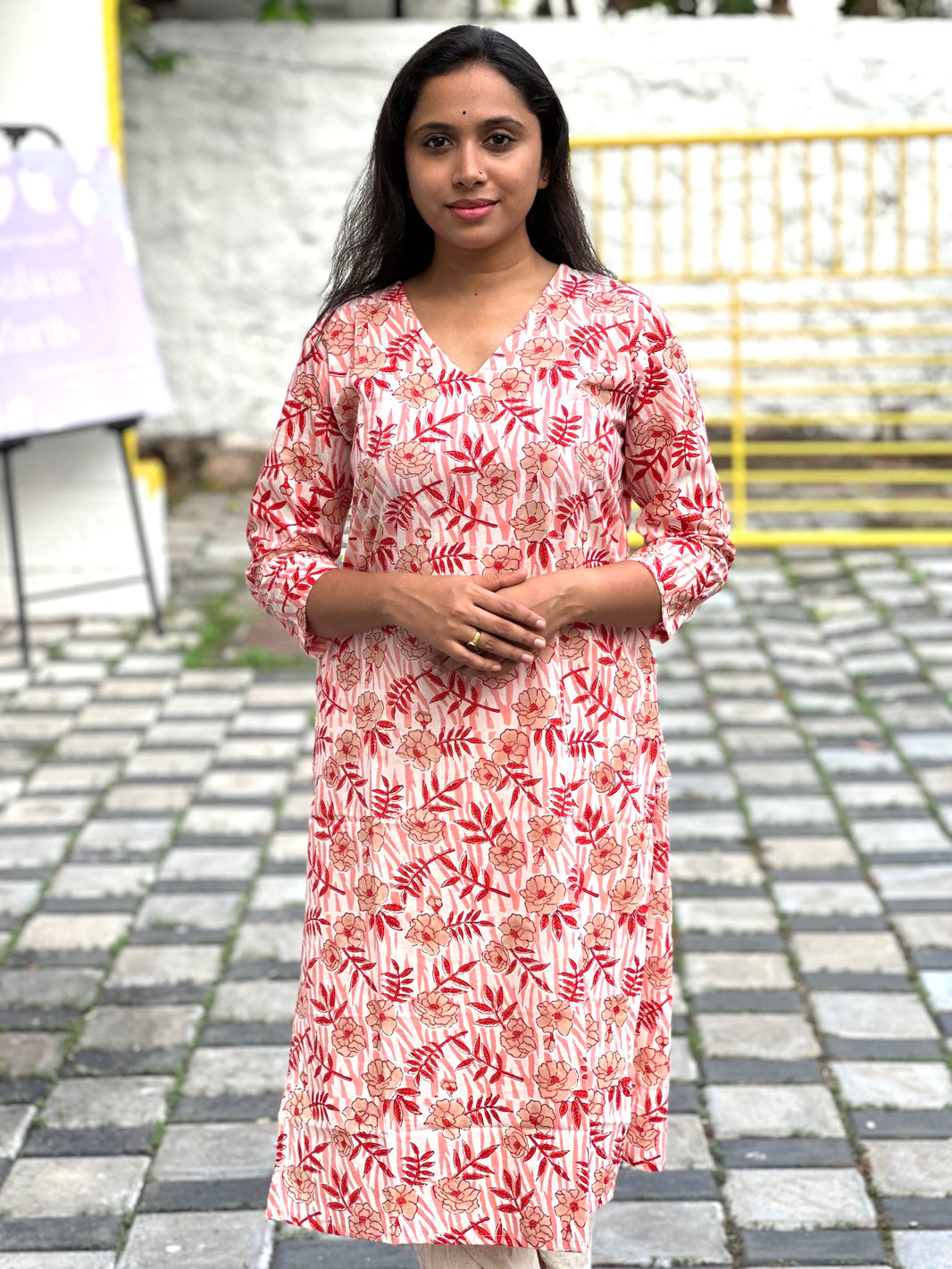 Jaipur Hand Block Printed Cotton Kurtis by Southloom – Southloom.com ...