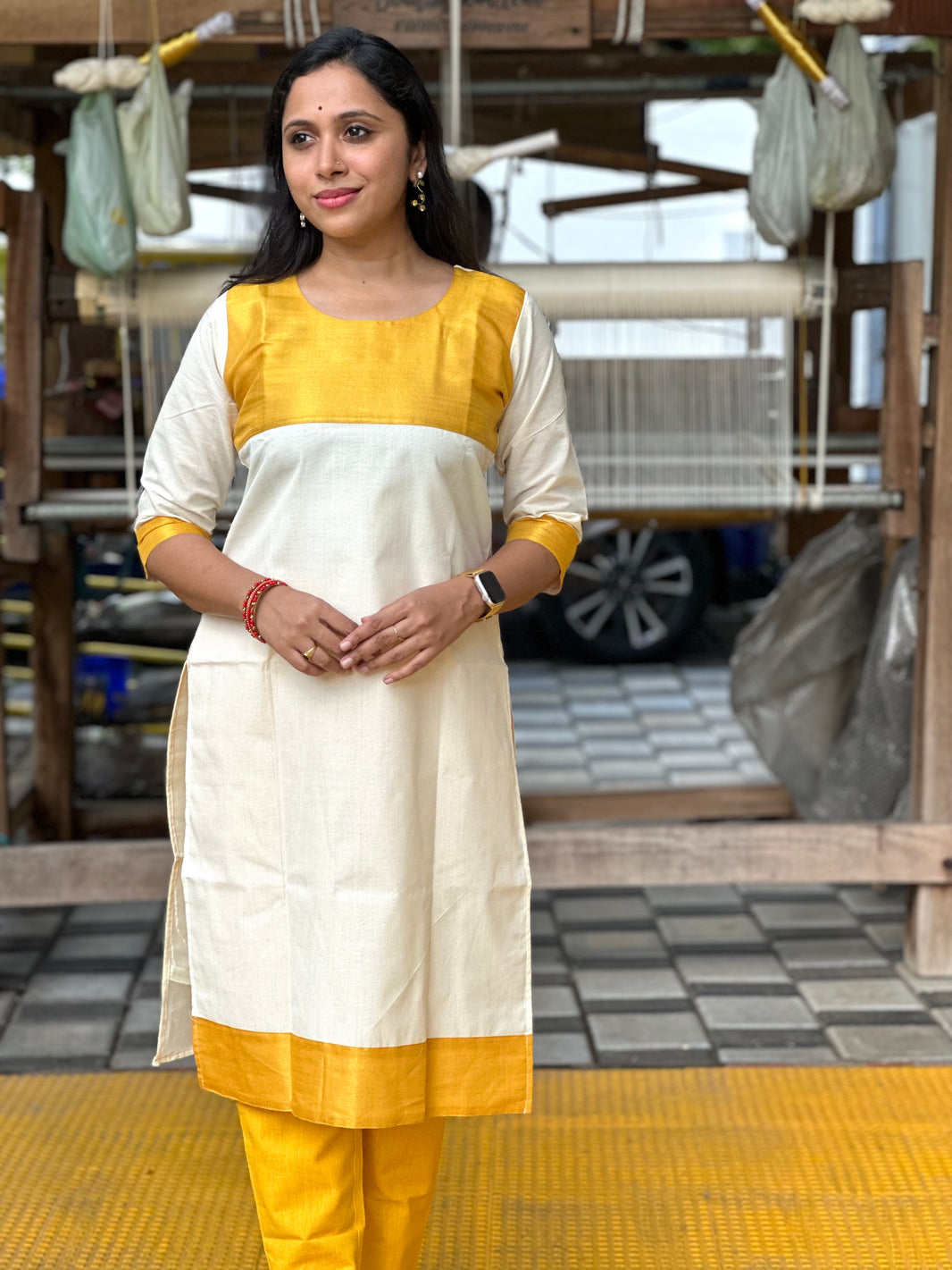 Jaipur Hand Block Printed Cotton Kurtis by Southloom – Southloom.com ...