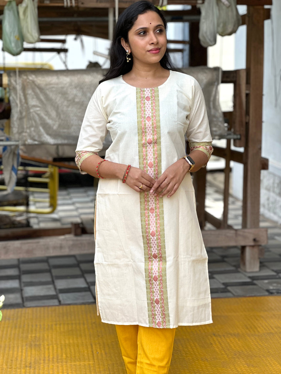 Jaipur Hand Block Printed Cotton Kurtis by Southloom – Southloom.com ...