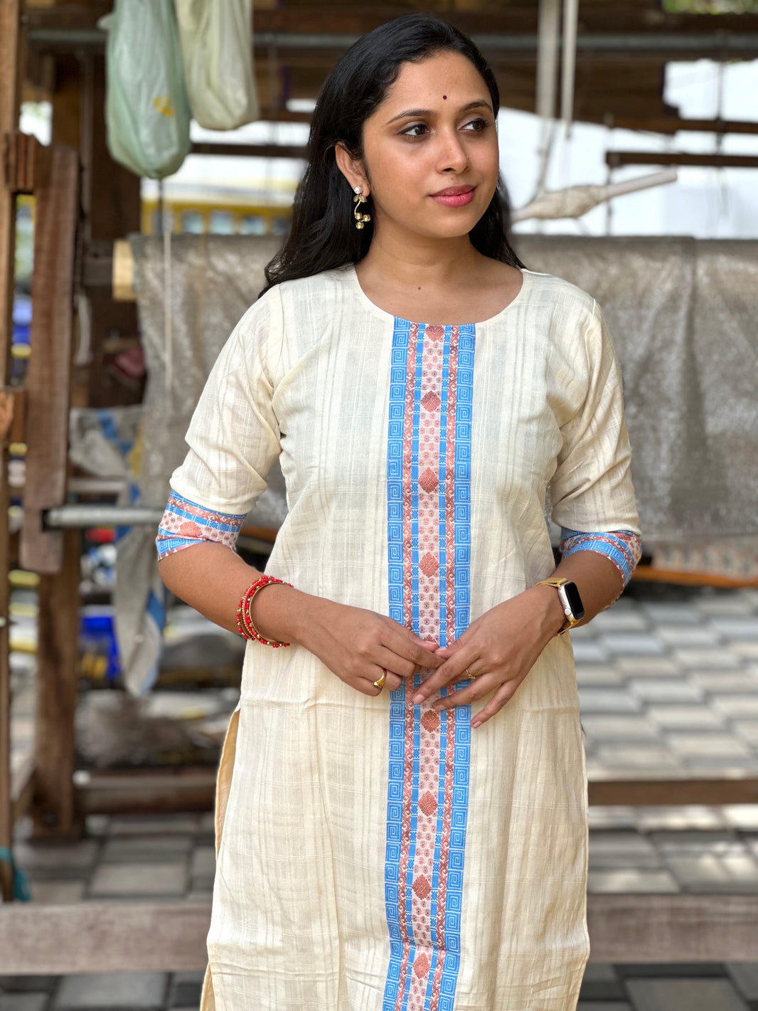 Jaipur Hand Block Printed Cotton Kurtis by Southloom – Southloom.com ...