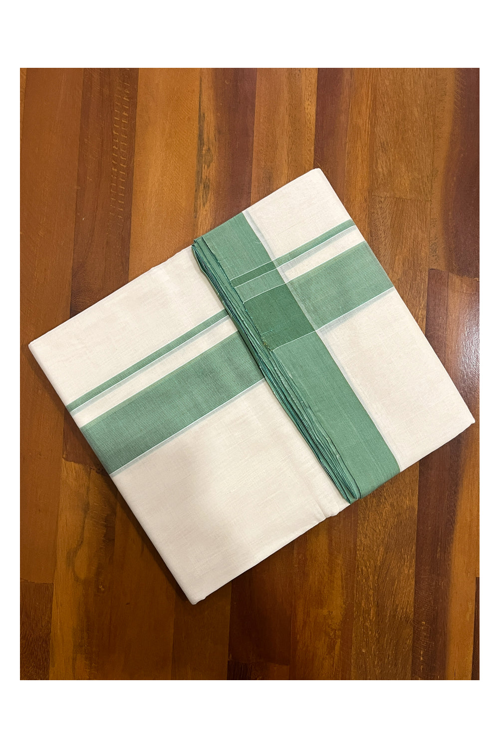 Southloom Premium Balaramapuram Unakkupaavu Handloom Mundu with 2 inch ...